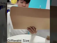 China Biodegradable Cardboard Envelope Mailer Light Blue Rigid Cardboard Mailers Customized for sale