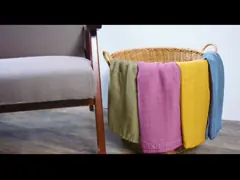 China 4-Pack Organic Muslin Swaddle Blankets 47x47 Inches 70% Bamboo Viscose 30% Cotton Blend for Newborns for sale