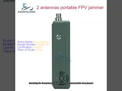 2 밴드 휴대용 FPV 드론 방해기 휴대용 UAV 안티 드론 방해기