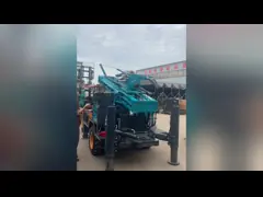Cina Perforazione di pozzi per acqua montata su rimorchio di carico a propulsione automatica con grande testa di potenza in vendita