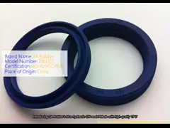 Blue Hydraulic UN Seals , TPU Silicone Rubber Washers For Rod And Piston