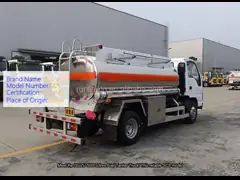 ISUZU Small 5000 Litres Fuel Bowser Tanker Truck Oil Transportation Tanker Truck