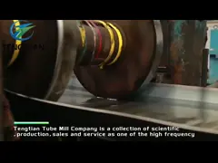 Tube Mill Machine for 25-76mm Pipes with Friction Saw Cutting