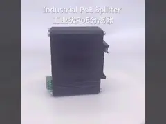 China Industrial IEEE802.3af/at PoE Splitter with 2-port switch function, output voltage 12VDC Supports output power up to 20W for sale