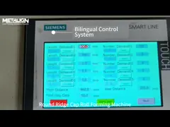 China Ridge Cap Roll Forming Machine with 18 Forming Stations for 0.3-0.8mm Metal Roofs at 15-20m/min for sale