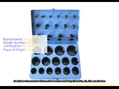 China Standard Size Silicone Rubber Washers and Rubber O Ring Kit Compliant with ISO3601 AS568A DIN3771 for sale