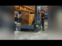 Estação de perfuração de poços de poço de alta velocidade de aço personalizado ST350