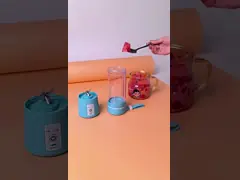 China Convenient Portable Juicer Cup Green Mini Electric Juicer 380ml 40W for sale