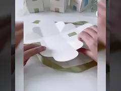 China Folding Gift Boxes With Ribbon Custom Logo Printed White Cardboard Boxes For Gift for sale