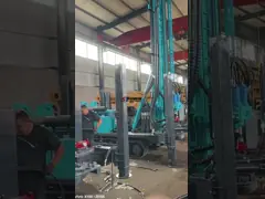 China Pneumatic Borewell Machine With 105-350 Mm Drilling Hole Diameter And 6500 Rotary Torque for sale