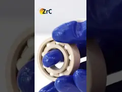 China 6205 Plastic Bearing PEEK Races Retaine with ZrO2 Balls Deep Groove Ball Bearings 25x52x15 mm for sale