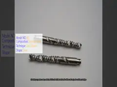 China Custom Medical Metal Drill Corticator for Spinal Surgery - 17-4PH Stainless Steel, HRC 40-48 Hardness, ±0.005mm Tolerance for sale