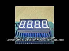 4-Digit 7 Segment LED Display for Home Appliances