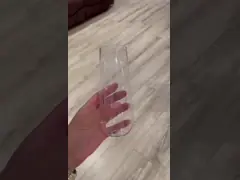 China Clear Plastic Wine Cup 12Oz Unbreakable & Crystal Plastic Stemless Champagne Glasses for Parties Weddings for sale