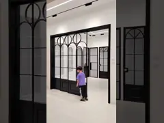 French Style Aluminium Kitchen Sliding Door Smooth Gliding Versatile Room Separation