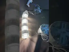 Non-Standard Engineering Custom Lighting Fixtures Large Crystal Banquet Hall Hollow Leaf Chandelier