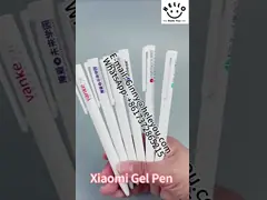 Caneta Gel Xiaomi Barril Branco Material Plástico Escrita Suave Canetas
