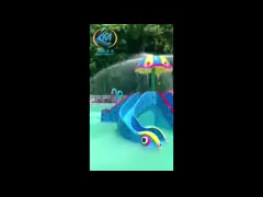 China H4M Children Octopus Slide Fiberglass Water Slide 4m Height For Indoor Outdoor Kids Play Pool for sale