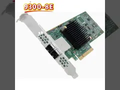 중국 Broadcom 9300-8E 12Gb/s 듀얼 포트 PCIe 3.0 RAID 카드 판매용