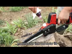 China Portable 8 Inch Electric Chainsaw Cordless with Brushless Motor Lightweight Power and Oil Lubrication for sale