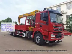 Reliable Used Truck Mounted Heavy Duty 12t Hydraulic Construction Crane