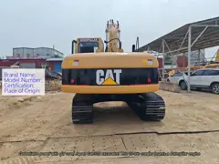 Original Japan Used 20 Tons Ddigger Cat 320 Crawler Excavator for Sale Cat320c, Cat320cl Excavator High Quality