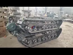 ディーゼル機関を搭載する3つのMTの企業の掘削装置のクローラー トラック下部構造