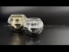 Spherical Lattice Plane Cosmetic Cream Jar Fast Turnaround
