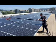 Китай Двухголовочная дисковая щетка для солнечных панелей, применимая под разными углами, для очистки коммерческих и промышленных систем солнечных фотоэлектрических панелей продается