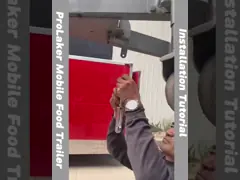 The Installation Tutorial of Mobile Food Trailer