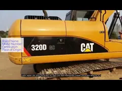 Used Japan 20t 320d Excavator, 320d 320c 320b Excavator for Sale.
