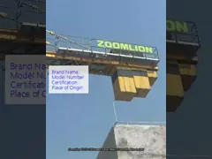 Max Lifting 60m Zoomlion Used Crane 7015-10e for Bridge and Infrastructure Construction