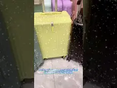 China Blue color Luggage universal wheel zipper 20 students strong and durable password leather suitcase 24 inchesin Spinner Wheeled Luggage for sale