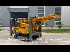 SL500S Crawler Water Well Drilling Rig 500M Depth 105-400MM Diameter