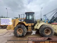 China Used Caterpillar 966 Wheel Loader Original Cat 966h Front Loader with Engine Motor Pump Core Components Sale for sale