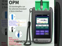 Mini OTDR Tester 1310nm 1550nm 1610nm 1625nm 1650nm Handheld Optical Time Domain Reflectometer Fiber Optic Equipment