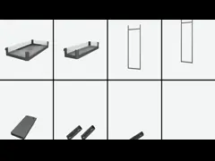 중국 주방 서랍 바스켓 6단 와이어형 슬라이딩 선반 판매용