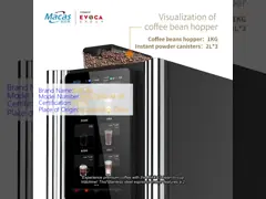 Bean to Cup Coffee Machine 2.7L Hopper 700x420x450mm Stainless Steel