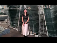 Black anti-climb fence on vertical support shipped to Australia