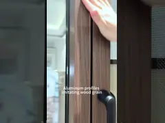 China Storms Resistant Sound Proof Aluminium Flush Casement Windows Exterior For Office Building for sale