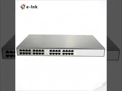 16-Port PoE Injector Supply power to HD network surveillance cameras with Cat5e (PoE)