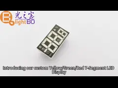 オーダーメイドの黄色/緑/赤 7セグメントLEDディスプレイ