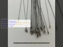 Threaded Pin Triangular Cutter Head Scale Sandblasting Needle