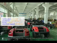 China 48V Electric Golf Cart with 70-80km Range 18-40km/h Max Speed and 510kg Max Loading for Golf Courses and Tourist Resorts for sale
