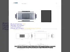 21.5 Inch H Type Industrial Panel Pc Embedded Touch Screen PC IP65 Fanless HMI Industrial  Intelligent Industrial Computer