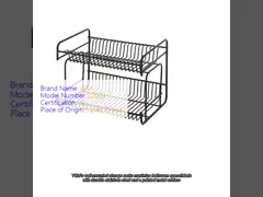 Wall-mounted storage rack for bathroom and toilet, suitable for holding toiletries and washroom supplies.