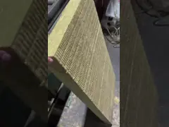 Rigid Rock Wool Boards Fireproof Protecting Pipes / Cables