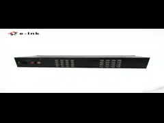 32Ch HD-AHD/HD-CVI/HD-TVI/CVBS 4-in-1 Video Fiber Converter Non-compression coding technology