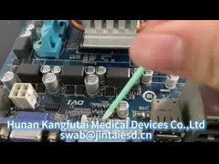 75mm Cleanroom Lint Free Preciosion Mini Pointy Foam Tip Swab for Slot Clean