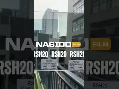 China 4MIL Nano Ceramic Film with PET80%+Glue imported20% and 18.7% VLT for Car Window Tinting for sale